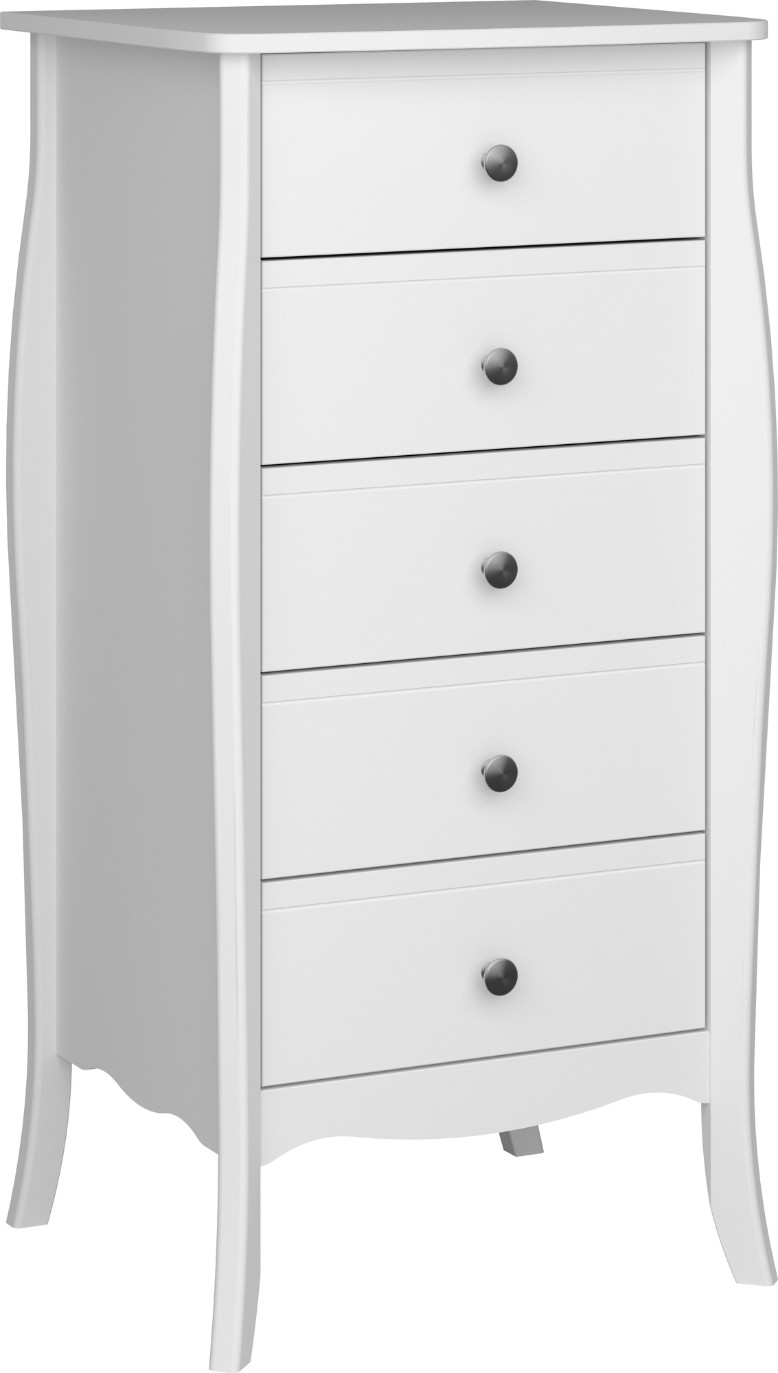 Commode étroite baroque - Blanc - 299,99 € - Commodes - Trendrum.fr