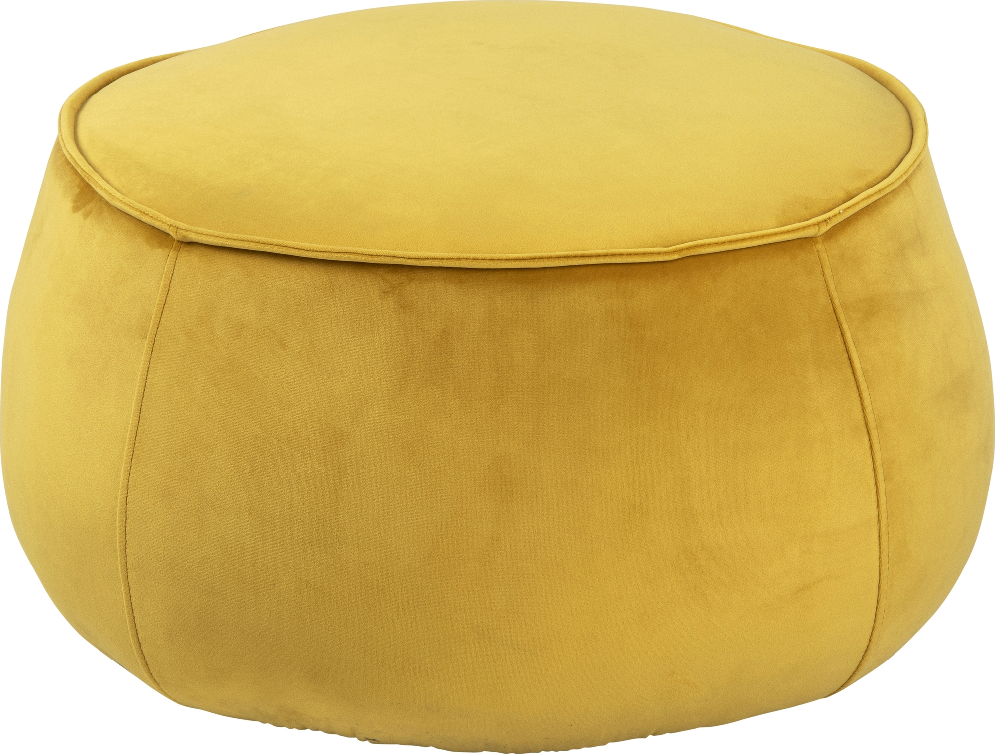 Pouf Mie Ø60 cm - Jaune - Poufs - Trendrum.fr