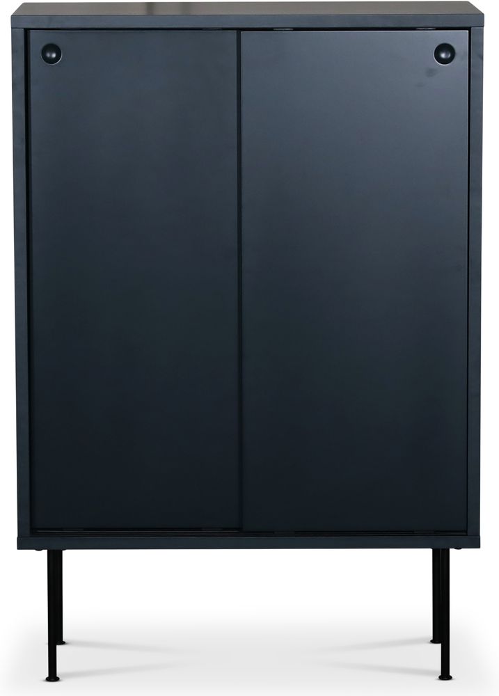 Armoire Volume anthracite avec portes coulissantes - Armoires - Trendrum.fr