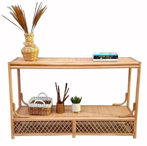 Console Stockholm en rotin naturel - Consoles - Trendrum.fr