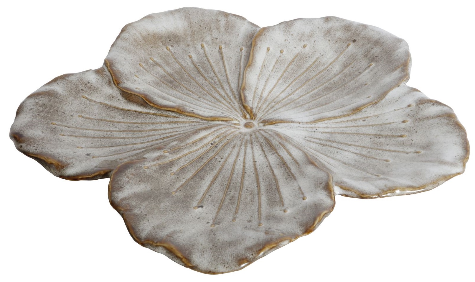 Plateau Perenn Beige - D 40 cm - Plats décoratifs et présentoirs à ...