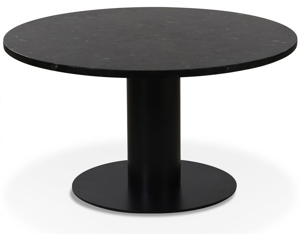Table basse ronde Next 85 - Noir / marbre (Donau Granit) - Tables ...
