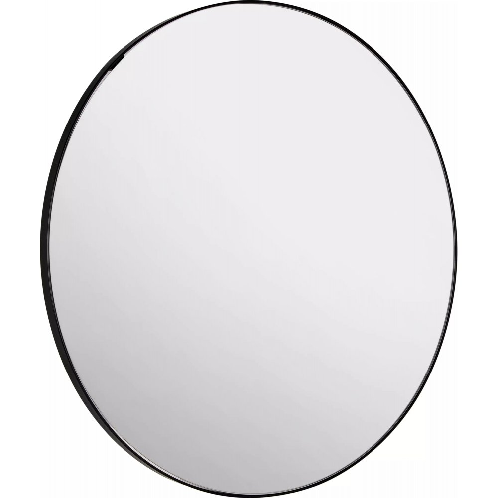 Miroir rond Atna Ø60 cm - Noir - 61,99 € - Miroirs muraux et miroirs d ...