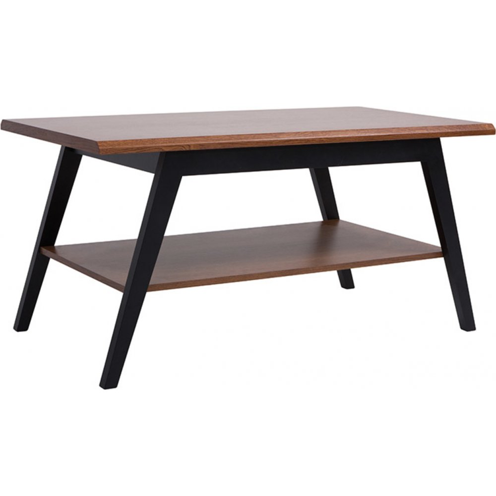 Table basse Madison 110 x 60 cm - Chêne marron/noir - Table basse en bois - Trendrum.fr